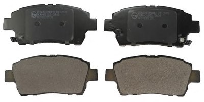 0446574020,TOYOT 04465-74020 Brake Pad Set, disc brake for TOYOT