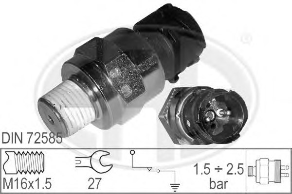 20382506,VOLVO 20382506 Sensor, compressed-air system for VOLVO