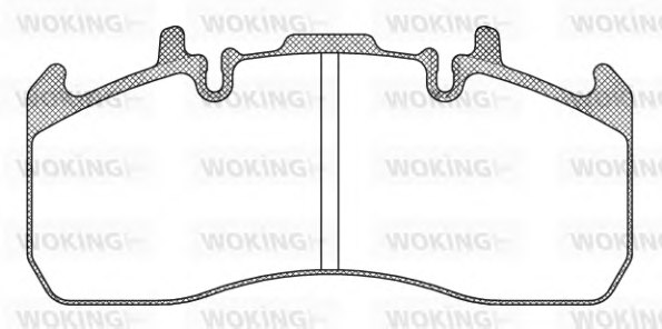 21496551,VOLVO 21496551 Brake Pad Set, disc brake for VOLVO