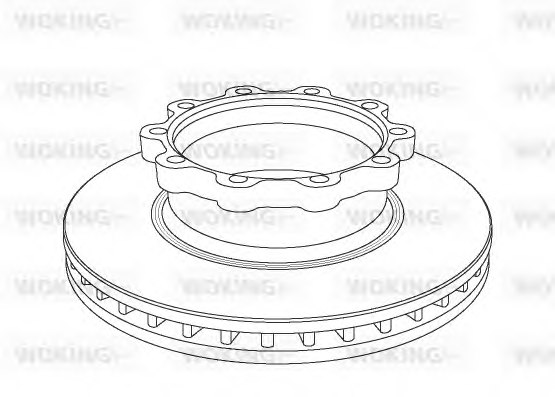 1402272,SCANI 1402272 Brake Disc for SCANI