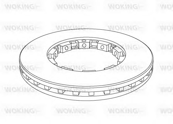 1812563,DAF 1812563 Brake Disc for DAF