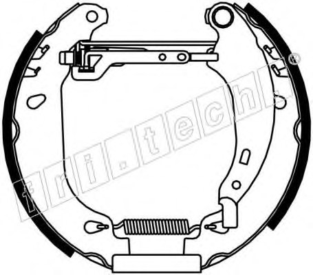 7701205755,RENAU 7701205755 Brake Shoe Set for RENAU