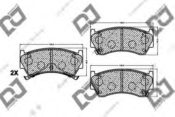 410600M893,OEM 410600M893 Brake Pad for OEM
