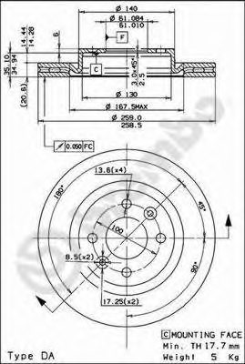 4020600QAA,NISSA 40206-00QAA Brake Disc for NISSA
