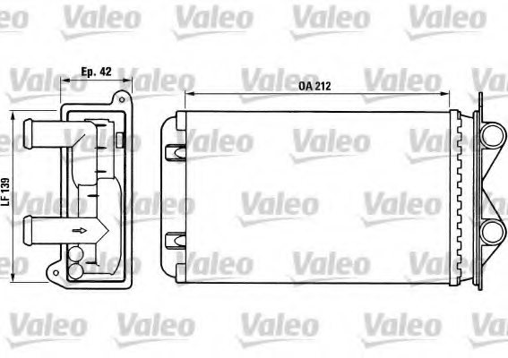701819031A,VW 701819031A Heat Exchanger, interior heating for VW