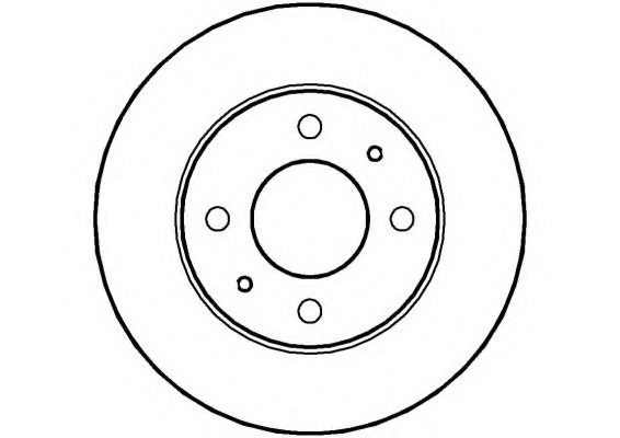 5171202550,HYUNDAI 51712-02550 Brake Disc for HYUNDAI