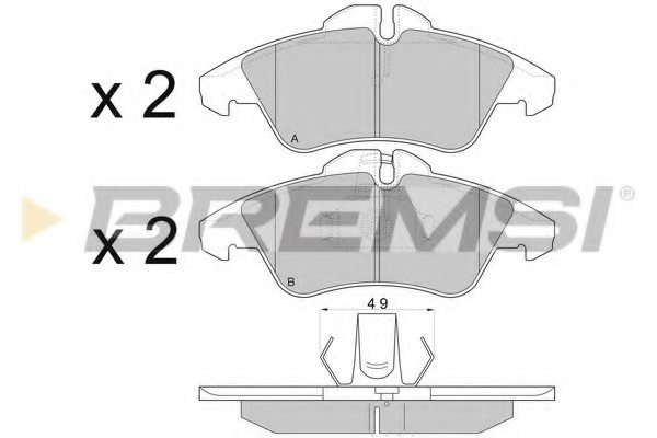 0024203920,MERCE 002 420 39 20 Brake Pad Set, disc brake for MERCE