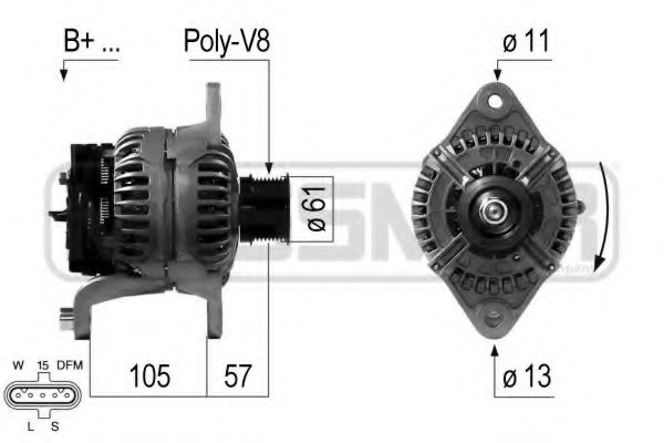 21429786,VOLVO 21429786 Alternator for VOLVO