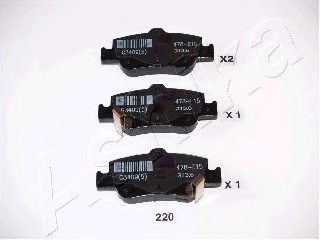 0446602190,TOYOT 04466-02190 Brake Pad Set, disc brake for TOYOT