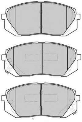 581012SA70,KIA 58101-2SA70 Brake Pad Set, disc brake for KIA