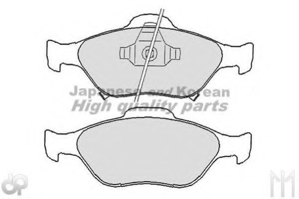 044650D050,TOYOT 04465-0D050 Brake Pad Set, disc brake for TOYOT