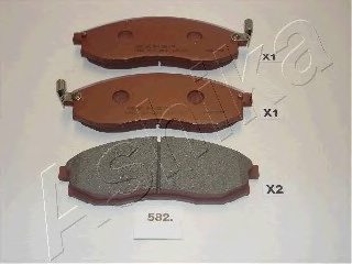 MR527550,MITSUBISHI MR 527550 Brake Pad Set, disc brake for MITSUBISHI