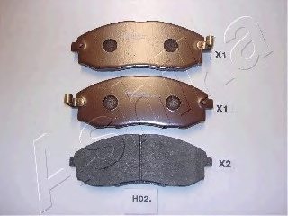 581014AA00,HYUNDAI 58101-4AA00 Brake Pad Set, disc brake for HYUNDAI