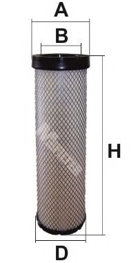 11110176,VOLVO 11110176 Secondary Air Filter for VOLVO