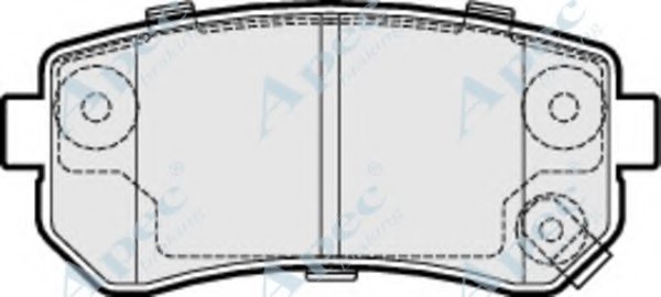 583021HA10,HYUNDAI 58302-1HA10 Brake Pad Set, disc brake for HYUNDAI