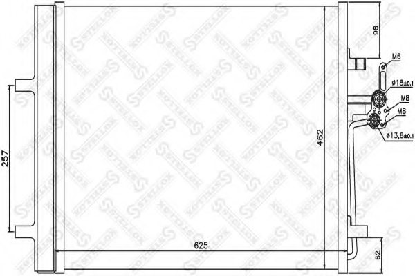 31274157,VOLVO 31274157 Condenser, air conditioning for VOLVO