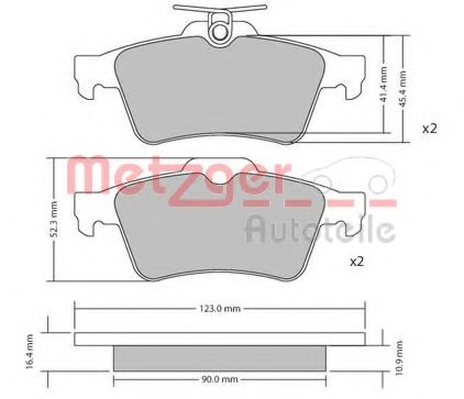 31341331,VOLVO 31341331 Brake Pad Set, disc brake for VOLVO
