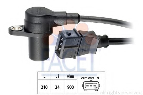 3965042150,HYUNDAI 39650-42150 Sensor, crankshaft pulse for HYUNDAI