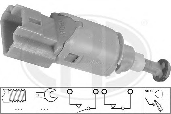 253200003R,RENAU 25 32 000 03R Brake Light Switch for RENAU