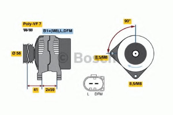 021903026B,VW 021903026B Alternator for VW