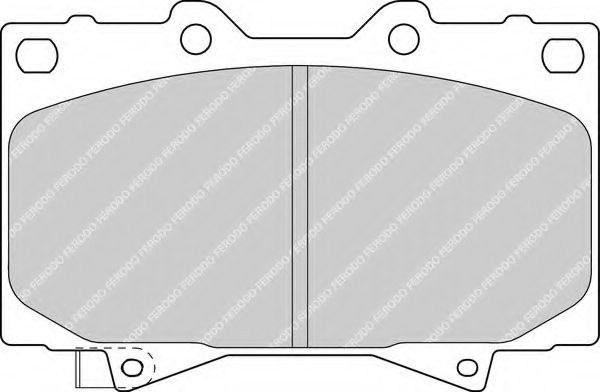 0446560160,TOYOT 04465-60160 Brake Pad Set, disc brake for TOYOT