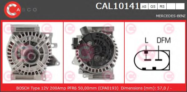A0201, Alternator for