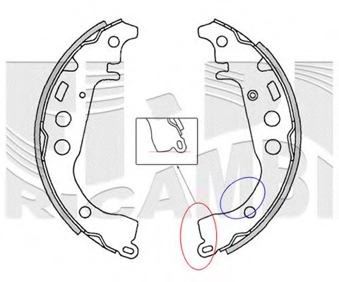 0449552020,TOYOT 04495-52020 Brake Shoe Set for TOYOT