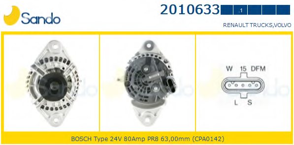 21429783,VOLVO 21429783 Alternator for VOLVO