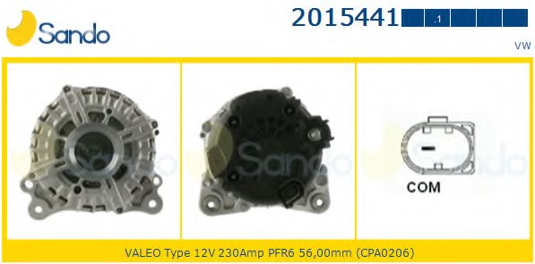 06E903023A,VAG 06E903023A Alternator for VAG