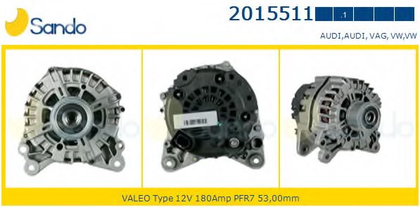 021903016L,AUDI 021903016L Alternator for AUDI