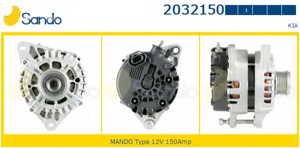 373002F000,HYUNDAI 37300-2F000 Alternator for HYUNDAI