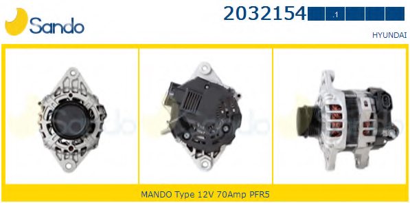 3730003500,HYUNDAI 37300-03500 Alternator for HYUNDAI