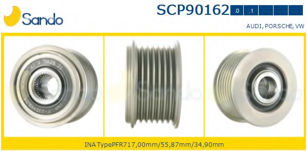021903119L,VW 021903119L Alternator Freewheel Clutch for VW