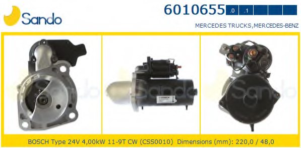 0061512101,MERCE 0061512101 Starter for MERCE