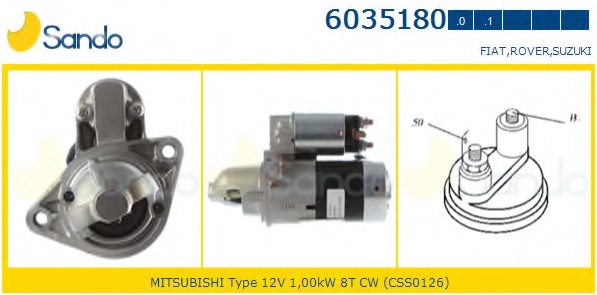 3110063J10,SUZUK 31100-63J10 Starter for SUZUK