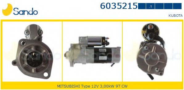 M008T50473,MITSUBISHI M008T50473 Starter for MITSUBISHI