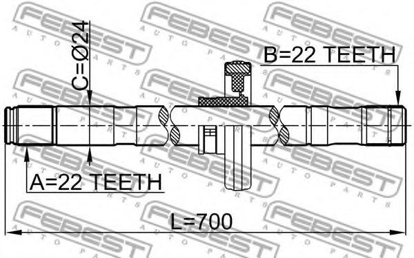 3910095F0A,NISSA 39100-95F0A Joint Kit, drive shaft for NISSA