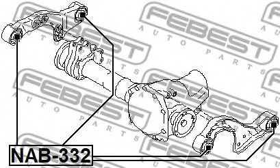 54731WL000,NISSA 54731-WL000 Mounting, differential for NISSA