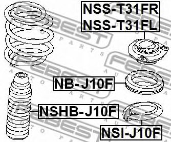 54325ED02A,NISSAN 54325ED02A Strut Mount for NISSAN