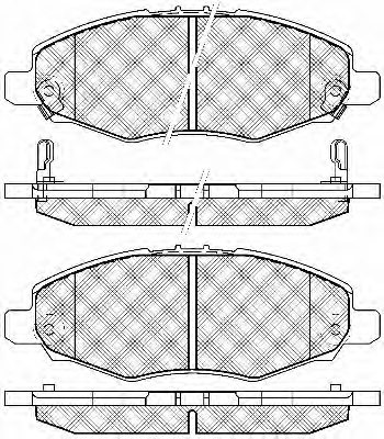 044650K310,TOYOT 044650K310 Brake Pad Set, disc brake for TOYOT