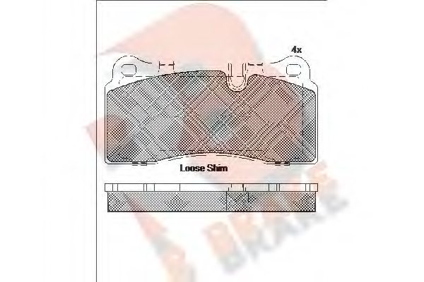 34212284990,BMW 34212284990 Brake Pad Set, disc brake for BMW