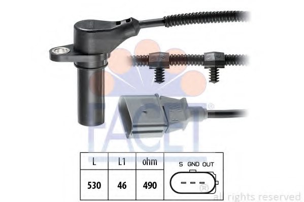 038957147F,OEM 038957147F Crankshaft Position Sensor for OEM