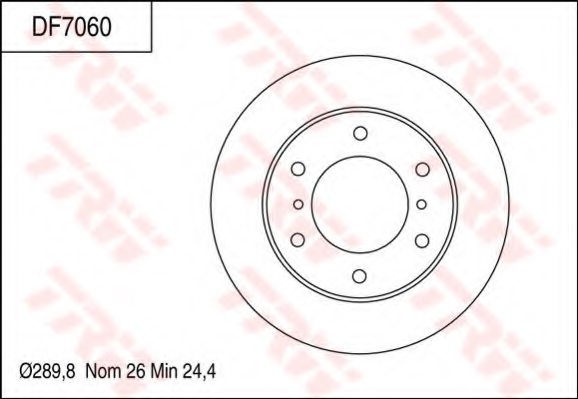 MR407116,MITSUBISHI MR 407116 Brake Disc for MITSUBISHI
