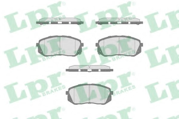 581012SA70,KIA 58101-2SA70 Brake Pad Set, disc brake for KIA