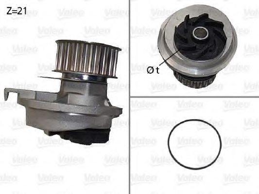1334014,OPEL 1334014 Water Pump for OPEL