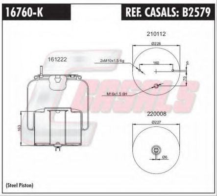 20554760,VOLVO 20554760 Boot, air suspension for VOLVO