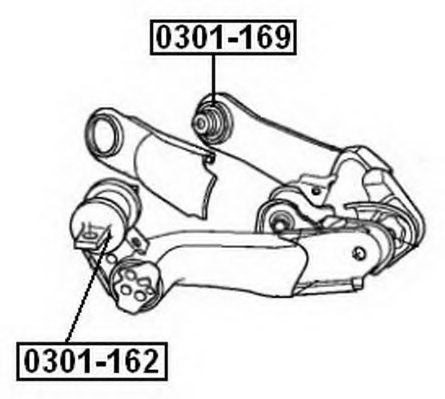 52371SWAA01,HONDA 52371-SWA-A01 Control Arm-/Trailing Arm Bush for HONDA