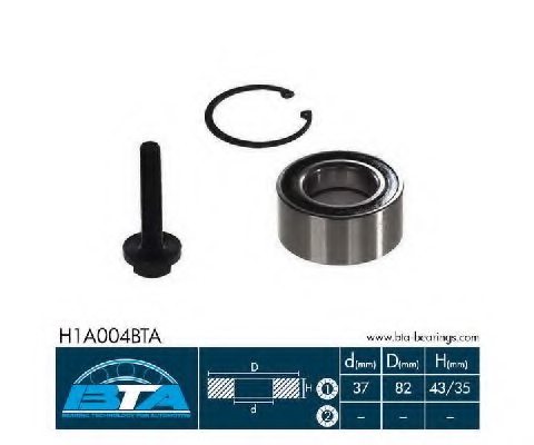 4B0498625A,VW 4B0.498.625A Wheel Bearing Kit for VW