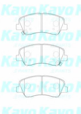 581011RA10,HYUNDAI 58101-1RA10 Brake Pad Set, disc brake for HYUNDAI
