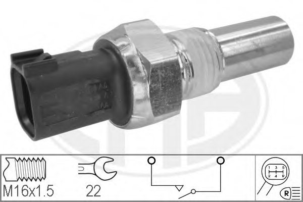 6S6T15520AA,FORD 6S6T-15520-AA Switch, reverse light for FORD